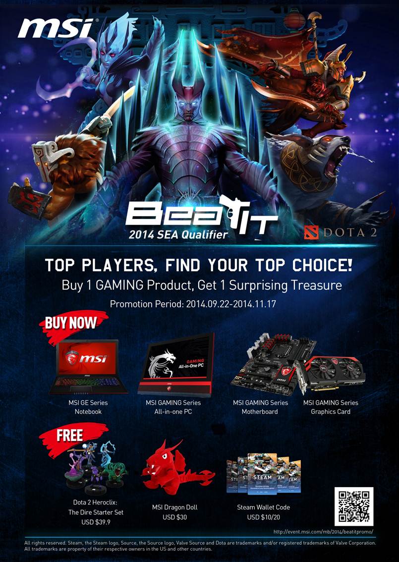 ซื้อผลิตภัณฑ์เกมมิ่งของ MSI ชิงของรางวัลจากแคมเปญ Beat IT ไปได้เลย ...