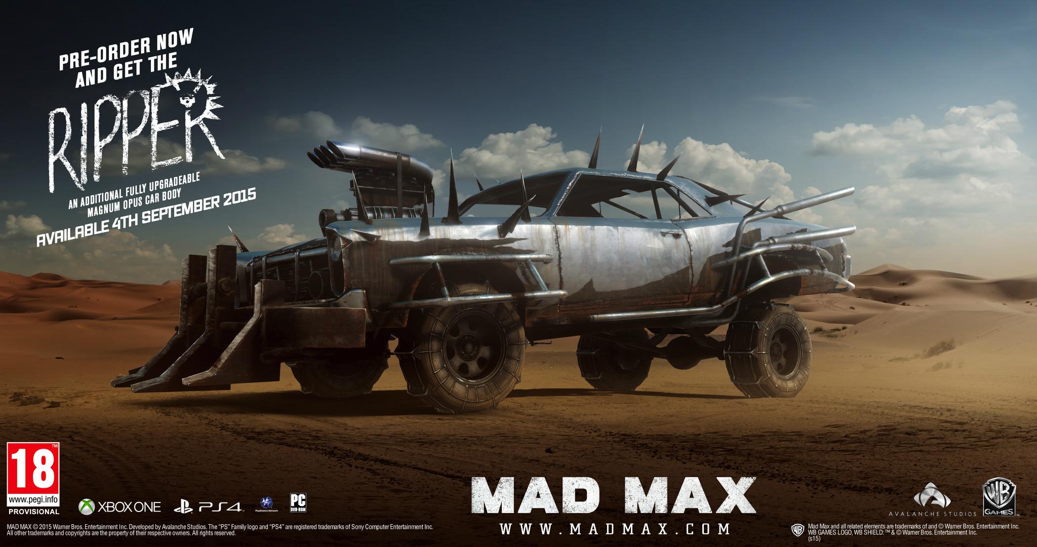 Mad Max เผยวันวางจำหน่าย | GamingDose