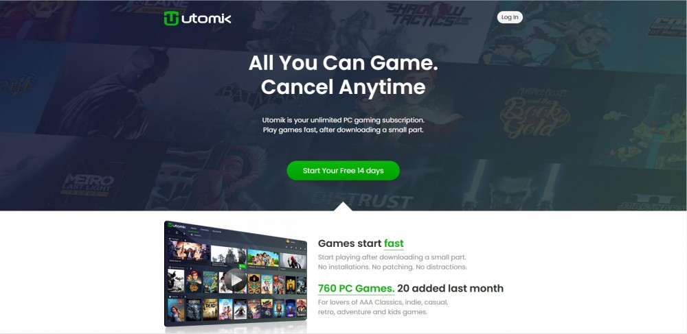 Utomik เเอพพลิเคชั่นบริการเช่าเกม จ่ายรายเดือน เล่นได้ไม่อั้น | GamingDose