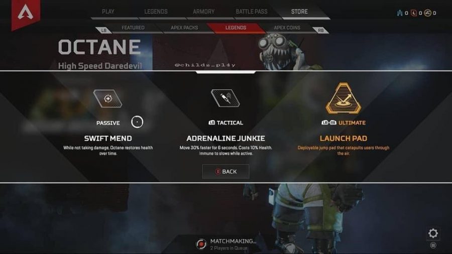 หลุดภาพตัวละครใหม่ Apex Legends นาม "Octane" | GamingDose
