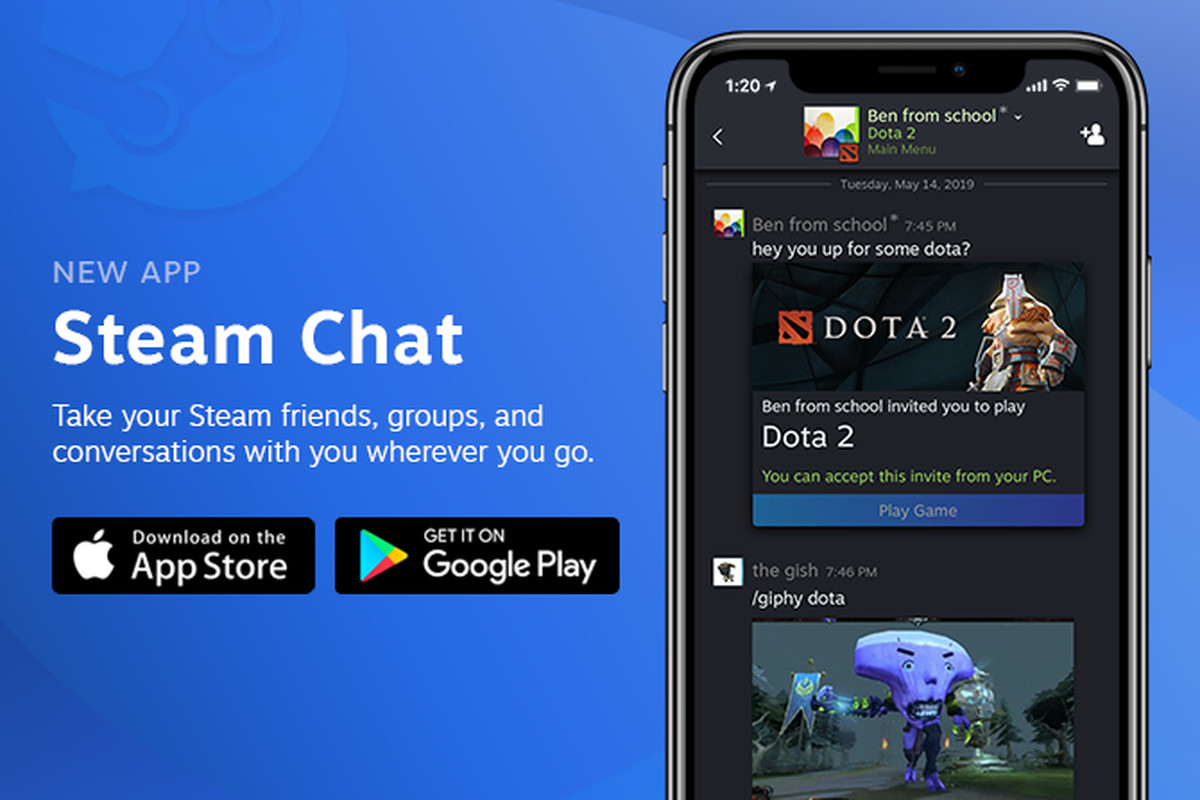 Steam Chat - Application สำหรับส่งข้อความบนมือถือ เปิดให้บริการแล้ววันนี้