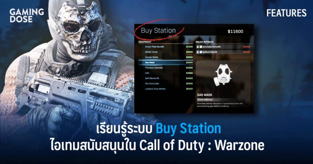 เรียนรู้ระบบ Buy Station ไอเทมสนับสนุนใน Call of Duty : Warzone ...