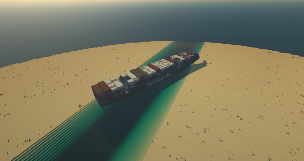 ผู้เล่นทุ่มเท 11 ชั่วโมง สร้างเรือสินค้า Ever Given เพื่อขวางคลองสุเอซ ...