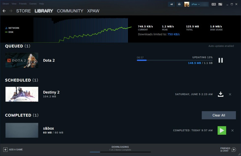 Steam เตรียมอัปเดตปรับโฉมหน้าต่างการดาวน์โหลดเกมให้เป็นแบบใหม่ เรียบ ...