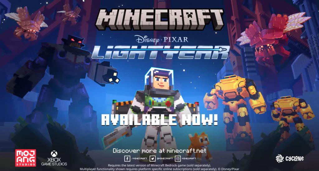 สู่ความเวิ้งว้างอันไกลโพ้น ไปกับ DLC ใหม่ Minecraft x Lightyear ...