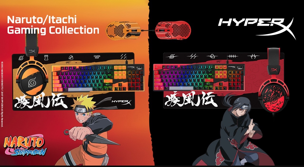 HyperX เปิดตัวชุดเกมมิ่งเกียร์ลาย Naruto: Shippuden | GamingDose