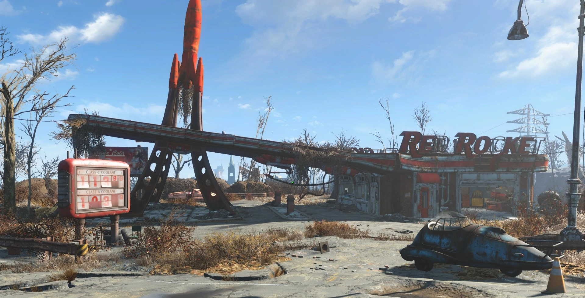 เผยภาพใหม่จากกองถ่ายซีรีส์ Fallout กับฉากสถานที่ที่คุ้นเคย ปั๊มน้ำมัน ...