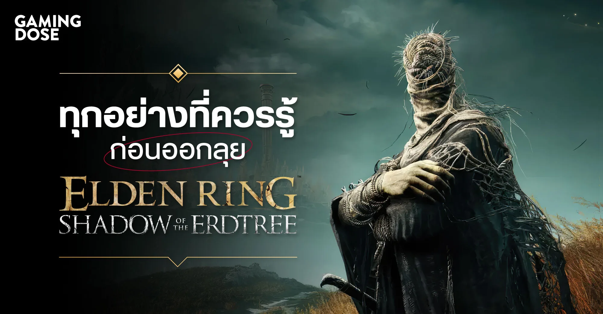 รวมทุกอย่างที่ควรรู้ ก่อนออกลุย Elden Ring: Shadow of the Erdtree | GamingDose
