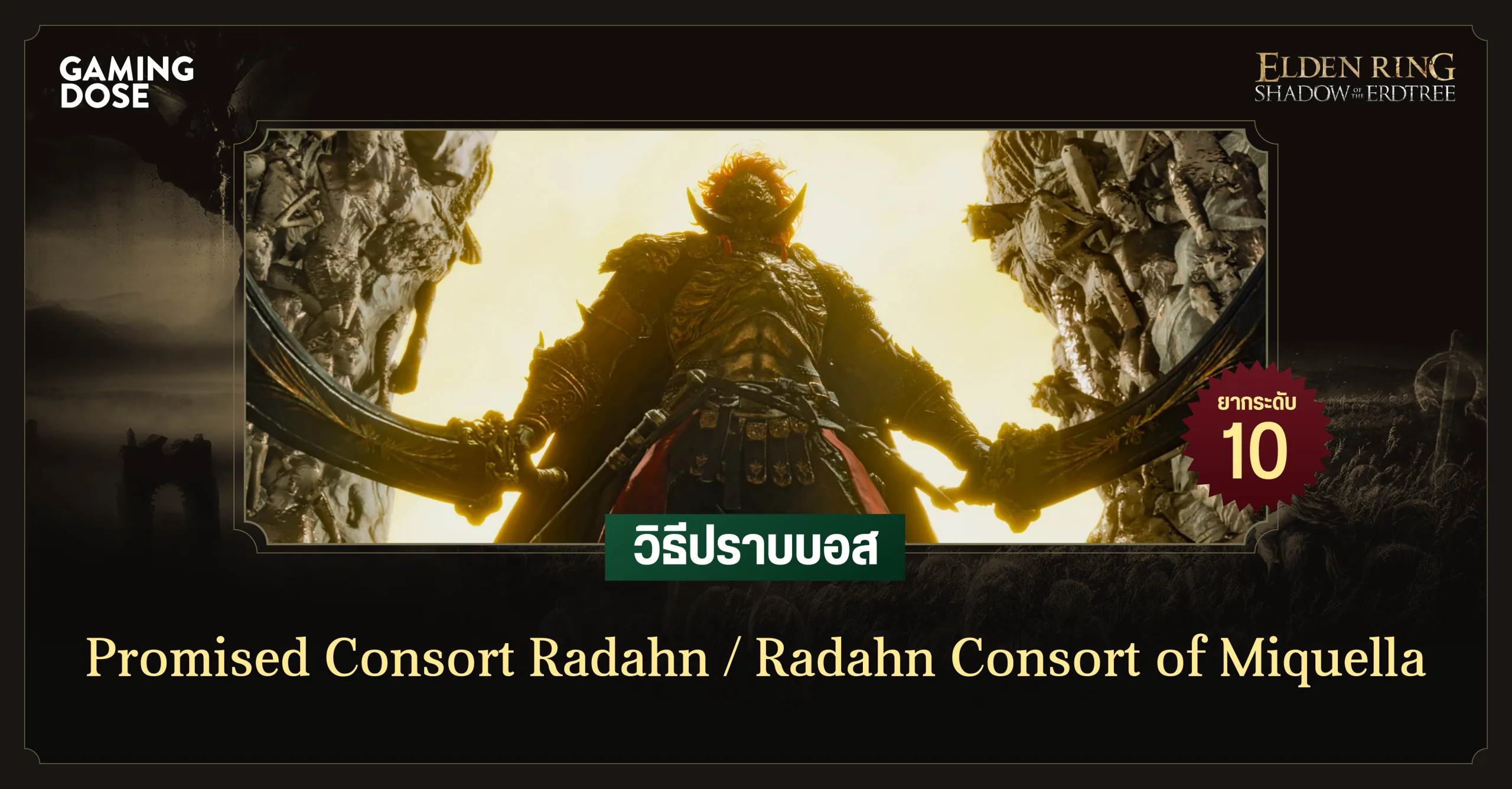 วิธีปราบบอส Elden Ring : Promised Consort Radahn / Radahn Consort of ...