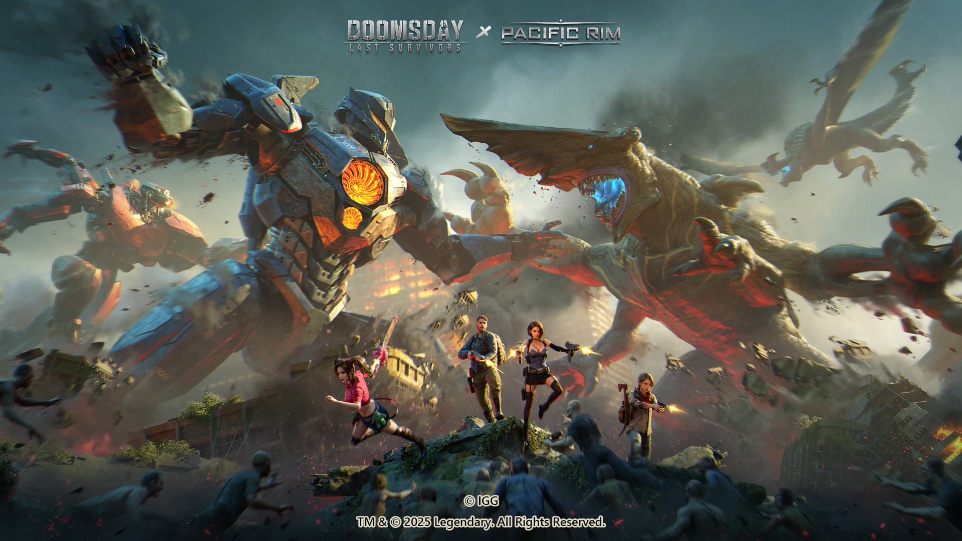 ซอมบี้มันเล็กไป ขับหุ่นไล่ไคจูไปกับ Doomsday: Last Survivors x Pacific ...
