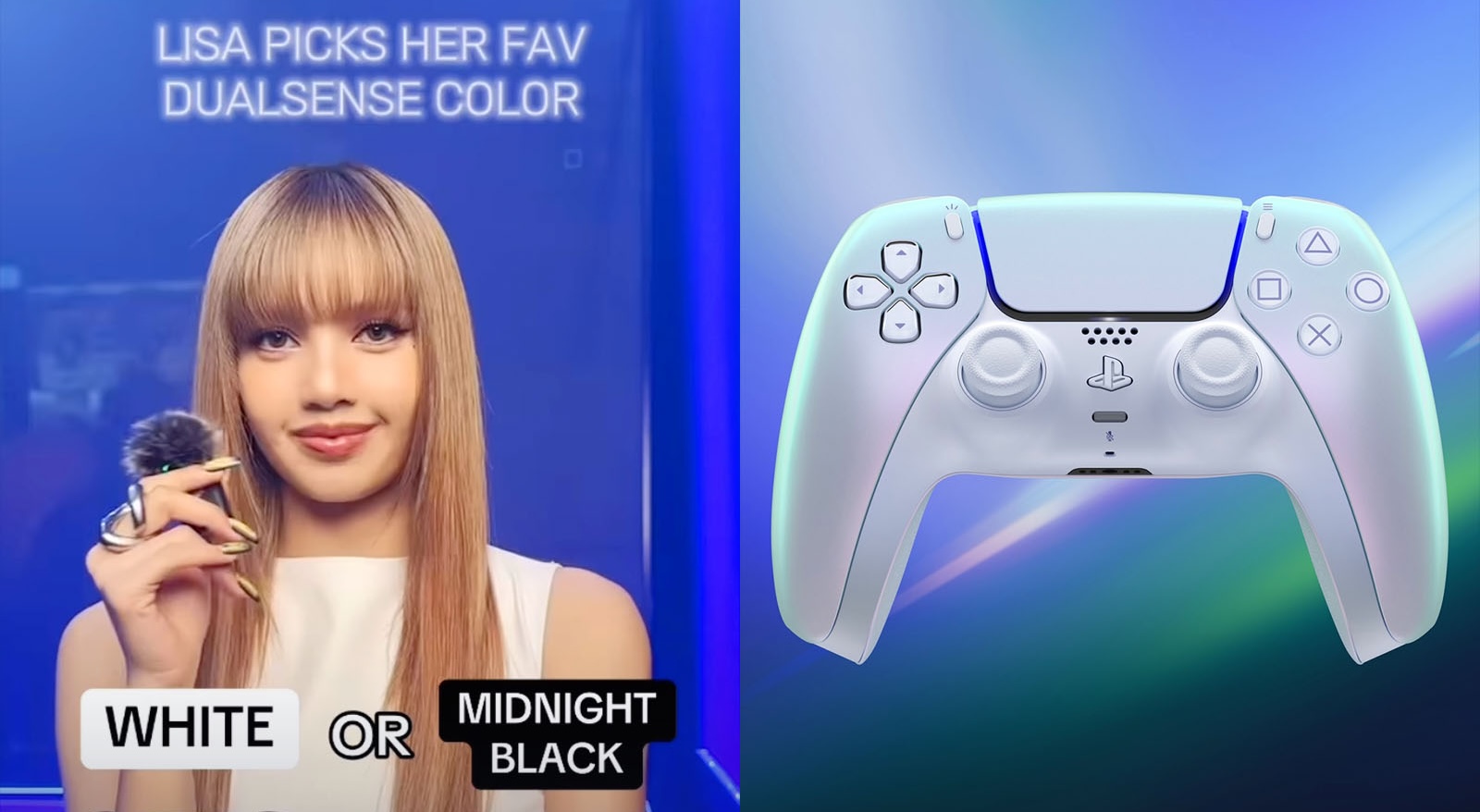 จอย PlayStation 5 สีที่ 'ลิซ่า' ชอบที่สุด คือ Chroma Pearl | GamingDose